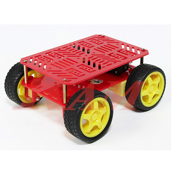 4WD DG008 Complete Mini Plastic Robot Chassis Kit | RAM Electronics website